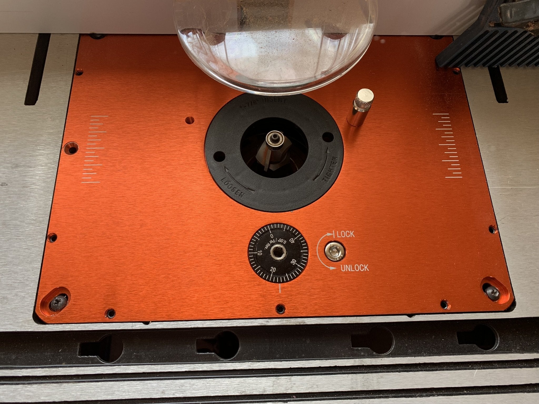 O'SKOOL Router Lift in a Bosch RA1181 router table | LumberJocks ... O'SKOOL Router Lift in a Bosch RA1181 router table | LumberJocks ...